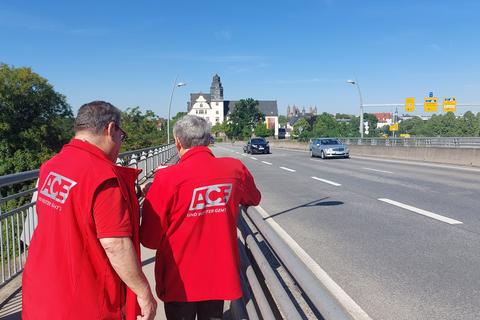 Ein Sicherheitscheck prüft, wie sicher die Wormser beim Auffahren sind