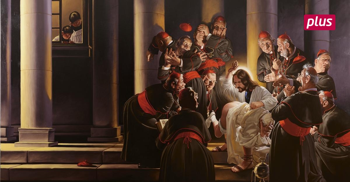 „Caravaggio der Karikaturisten”: Gerhard Haderer in Frankfurt