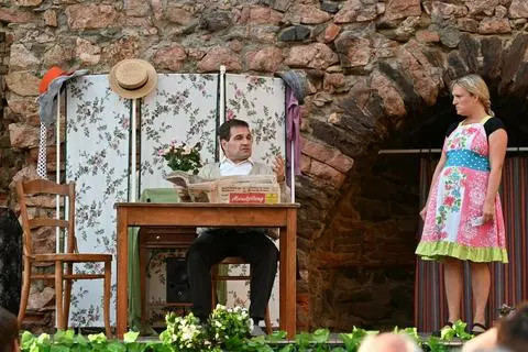 Karl Valentin auf dem Auerbacher Schloss