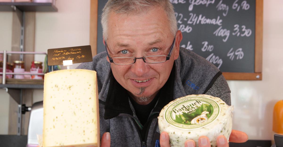 „Frisch vom Markt“ in Alzey: Bärlauch steht dem Käse gut