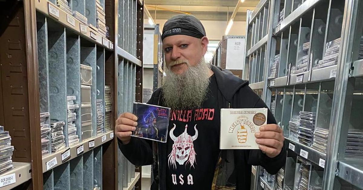 Drummer der Heavy-Metal-Band „Manilla Road“ aus Gimbsheim