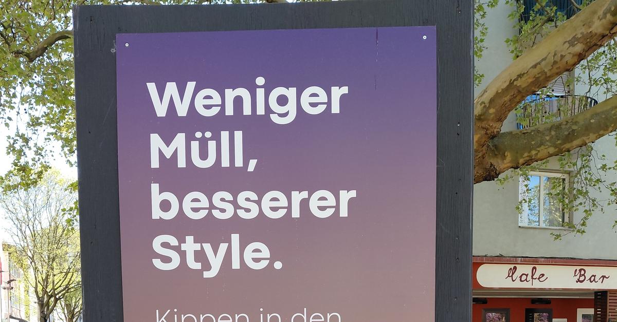 Anti-Littering-Kampagne setzt mit der richtigen Schärfe an