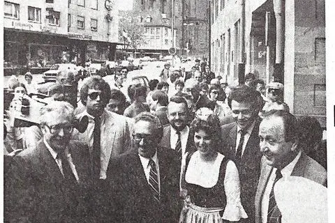 Was Henry Kissinger 1983 in Worms machte