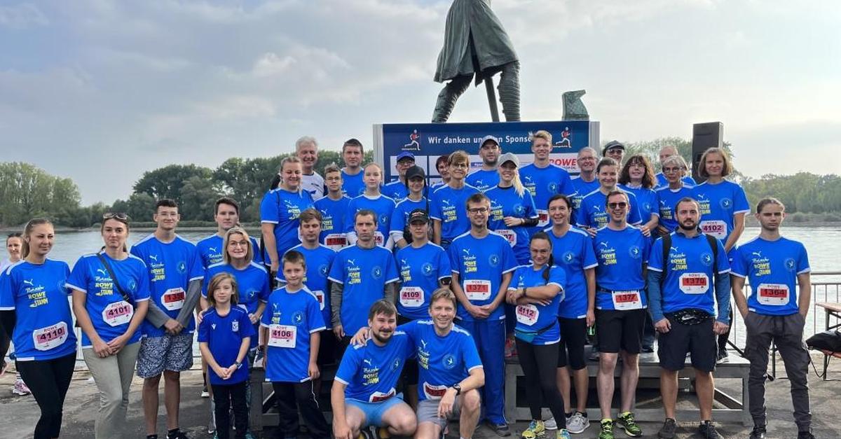 Gemeinsame Sache beim Wormser Nibelungenlauf