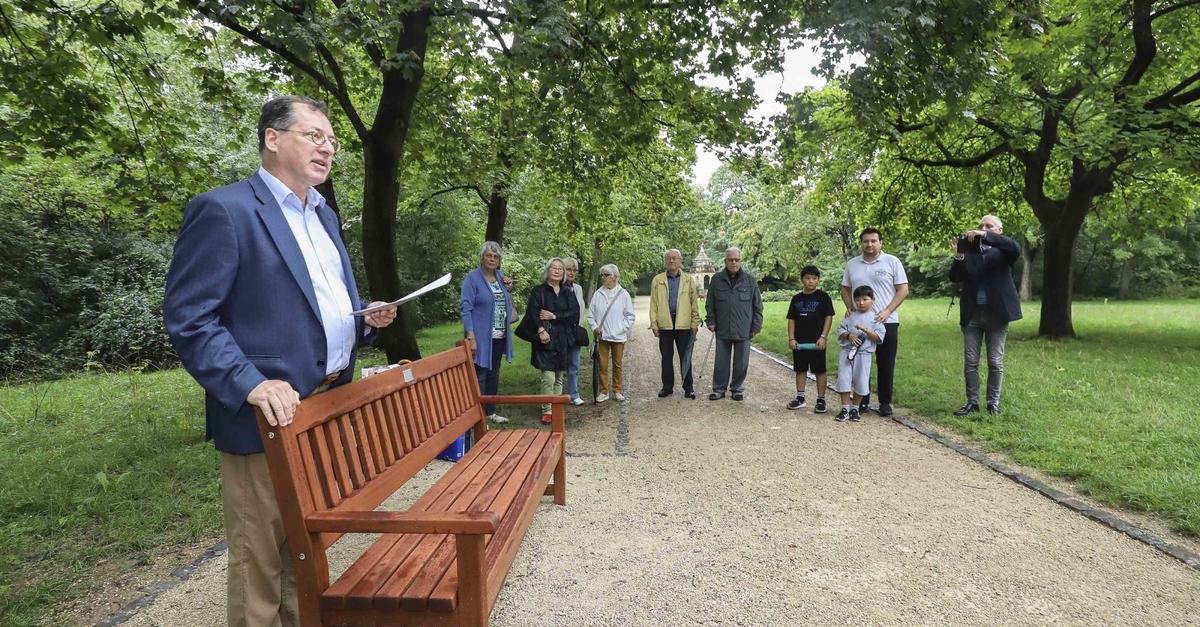 Europa-Union Worms spendiert eine Bank für den Pfrimmpark