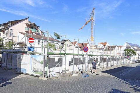 In der Wormser Wollstraße entstehen zwölf Reihenhäuser