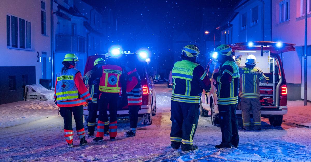 Explosion am frühen Morgen - Drei Tote nach Haus-Einsturz