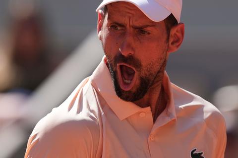 120. French-Open-Match: Djokovic in Runde drei von Paris