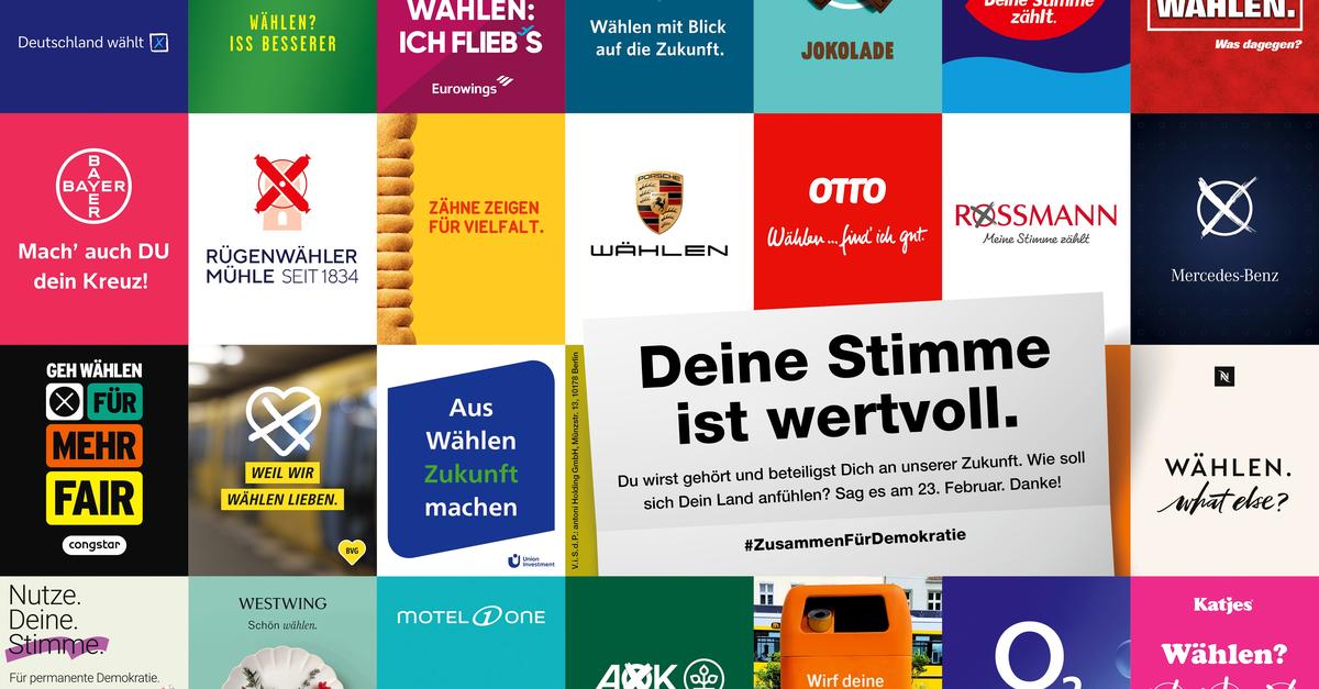 „Rette dein Land“: Breite Front von Unternehmen gegen AfD „Rette dein Land“: Breite Front von Unternehmen gegen AfD